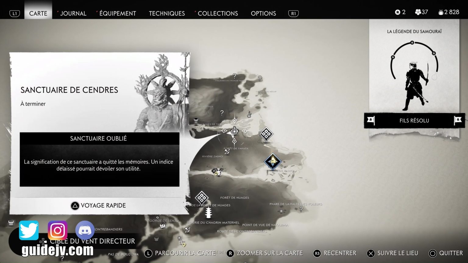 Ghost Of Tsushima - Île d'IKI : Solution des sanctuaires oubliés ...