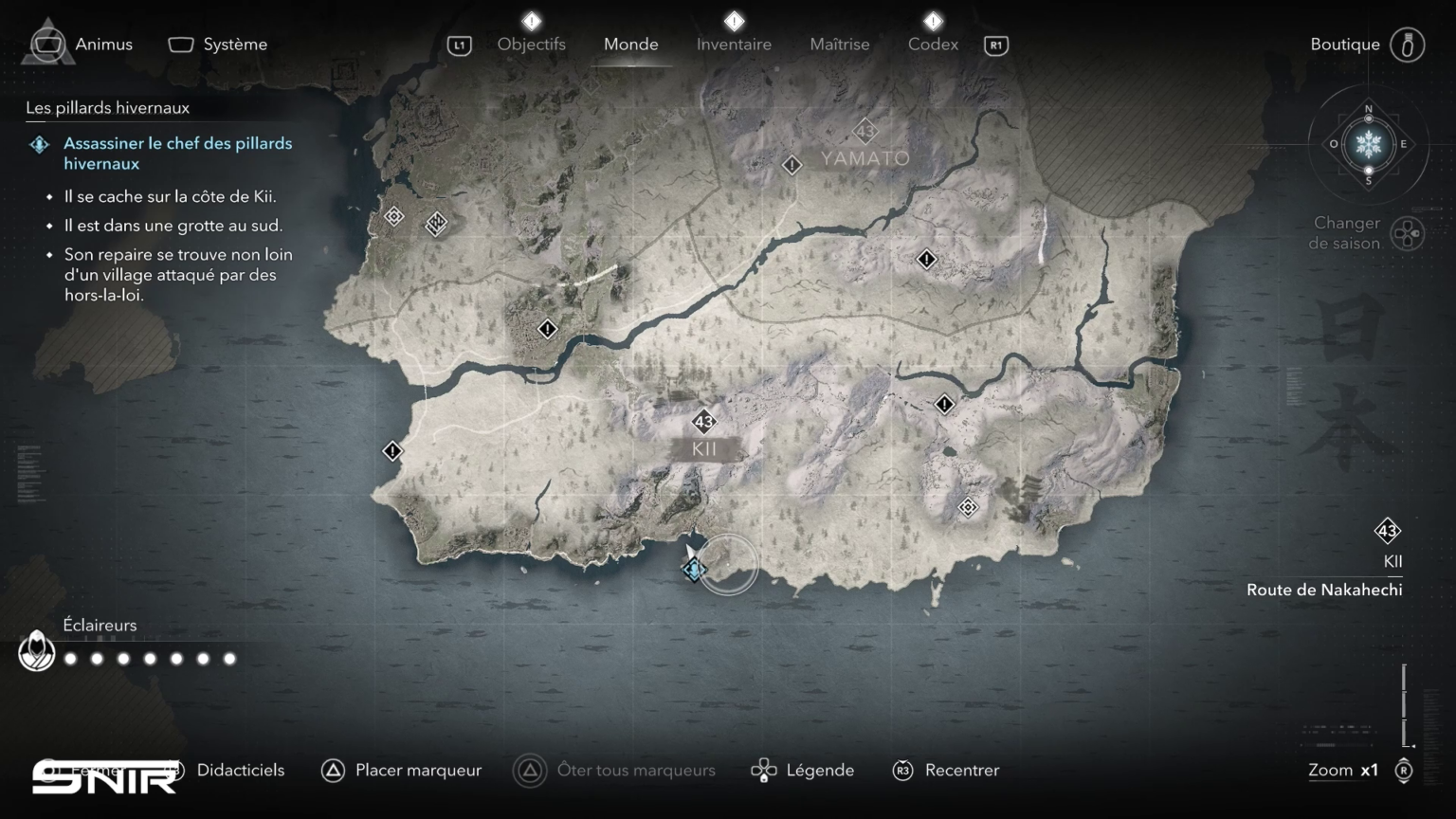 Assassin's Creed Shadows : Les Pillards Hivernaux (Toutes les Cibles ...